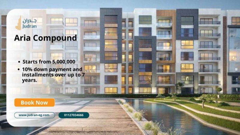 كمبوند اريا التجمع الخامس Aria Compound New Cairo | جدران